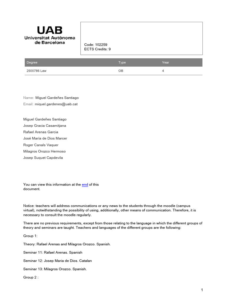 Syllabus PIL 2425 | PDF
