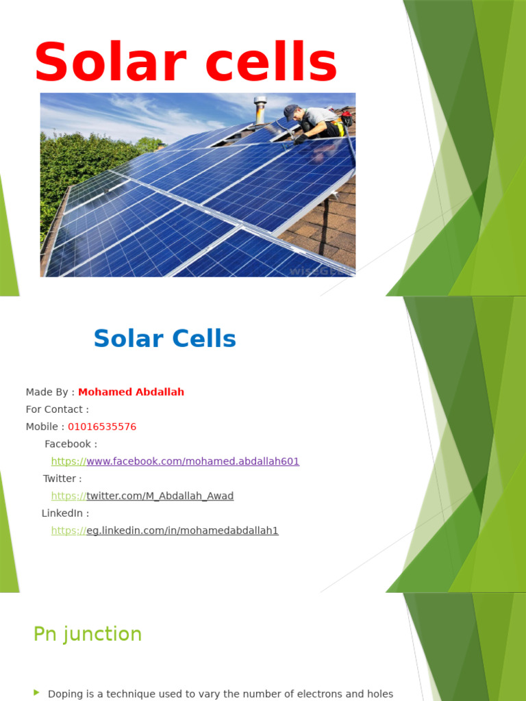 Solar Cells | PDF