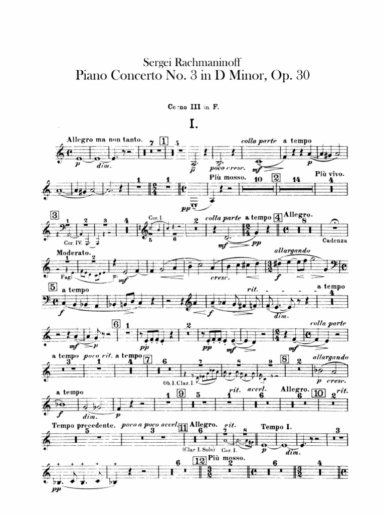 IMSLP57326 PMLP01949 Rachmaninov Op30.Horn34 | PDF