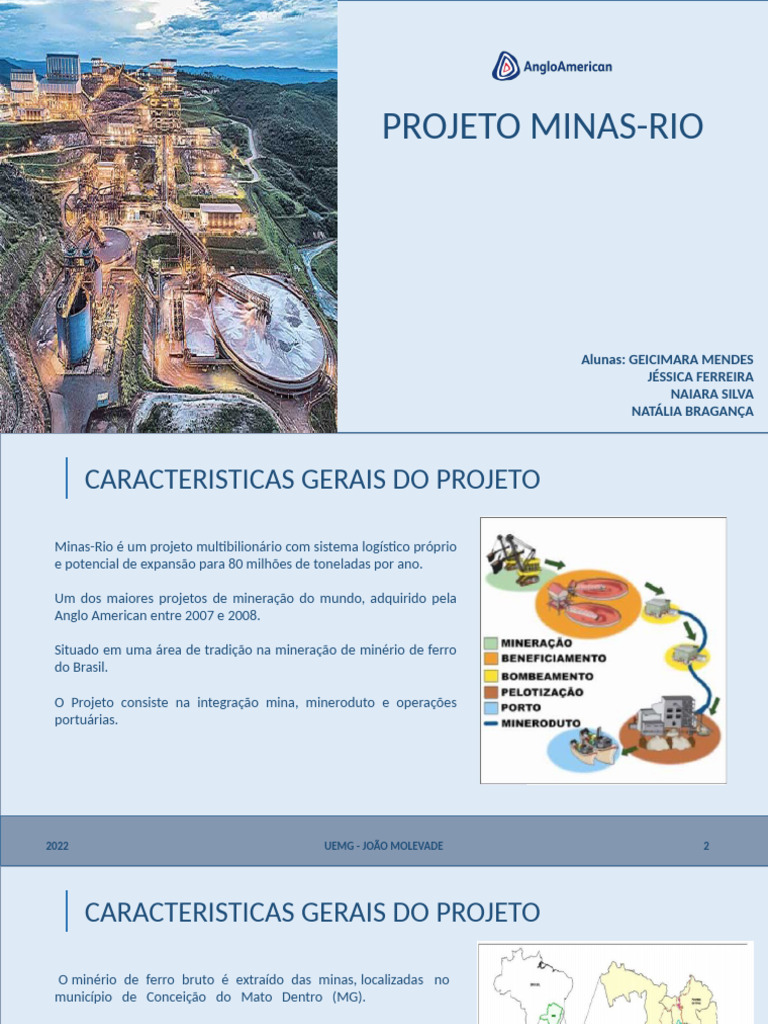 Projeto Minas-Rio | PDF