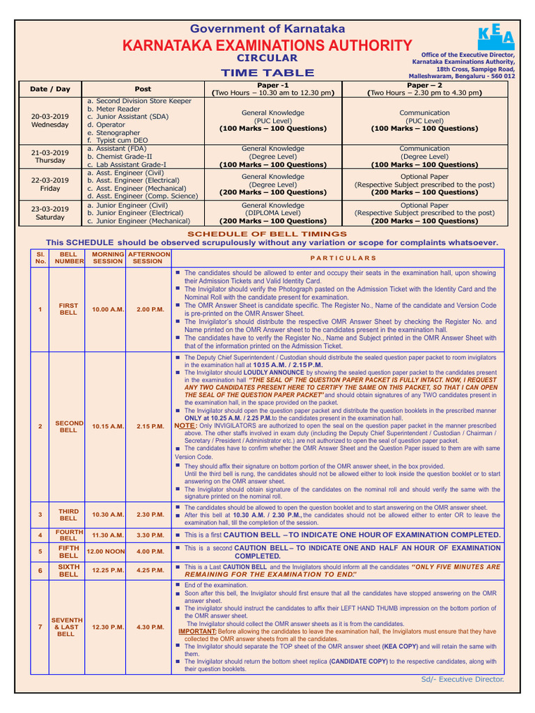 Bell Timing Eng | PDF