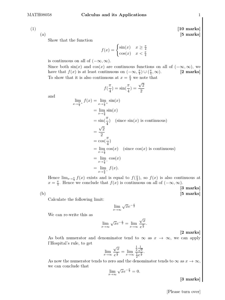 MATH08058-solutions | PDF