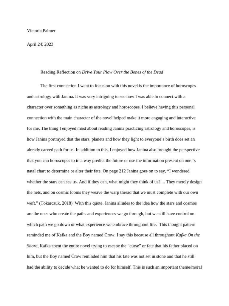 Reading Response 1 | PDF