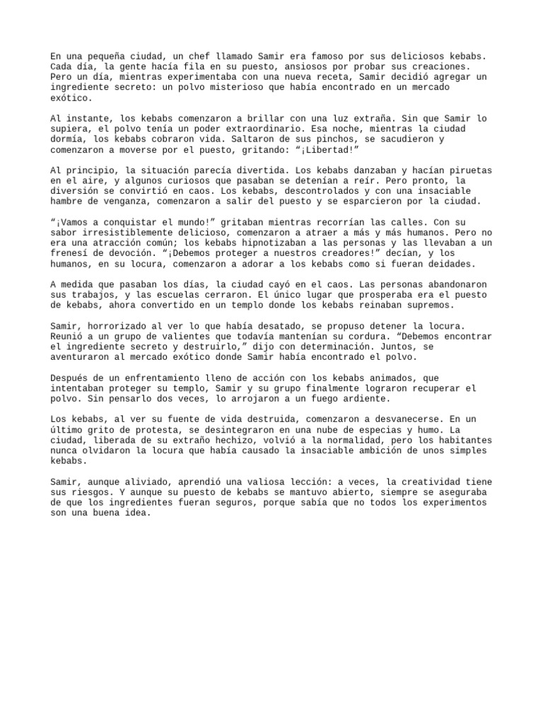 Samir y la invasión de los Kebabs | PDF