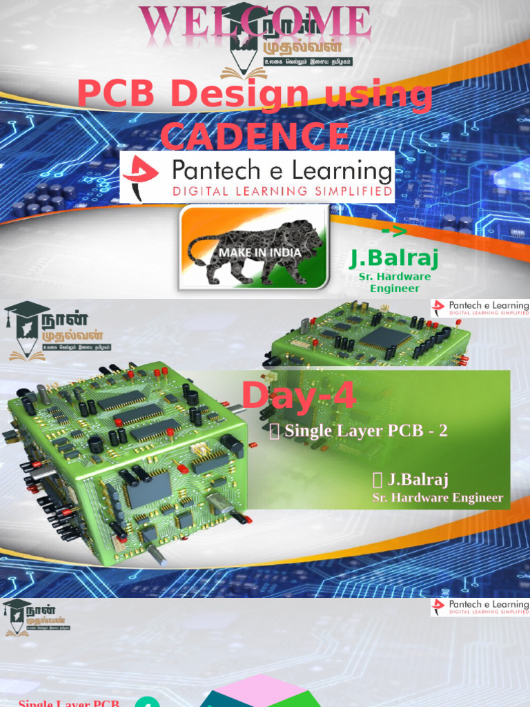 FDP-4 PCB Design Cadence Single Layer 2 | PDF