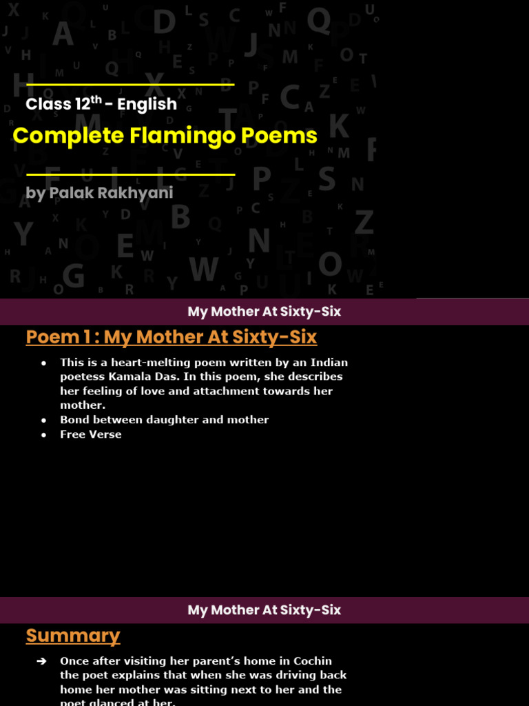 Class 12 All Poems Summary + PYQs | PDF