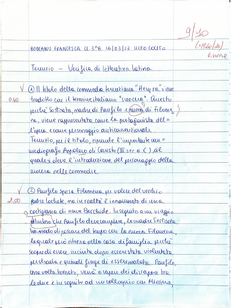 Hecyra Di Terenzio | PDF
