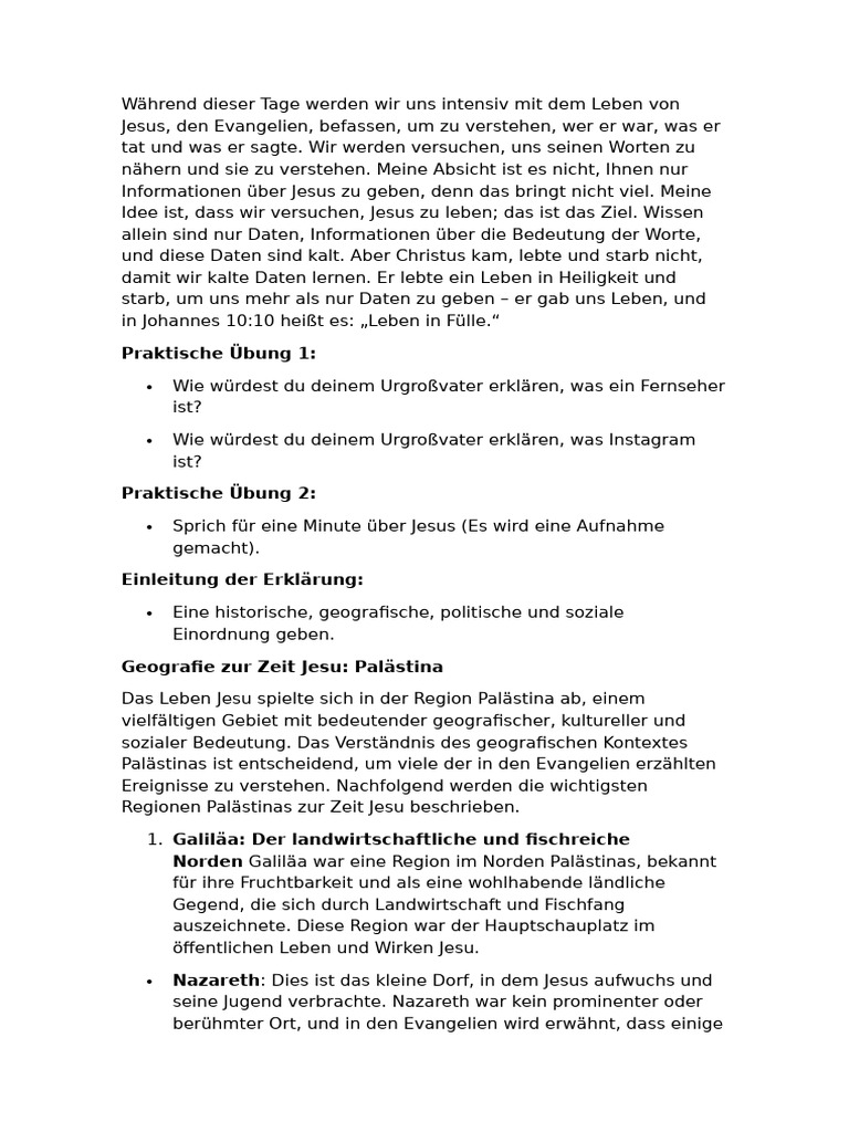 Clase JEsus Como Maestro en Alemán | PDF | Textos Judios | Historia