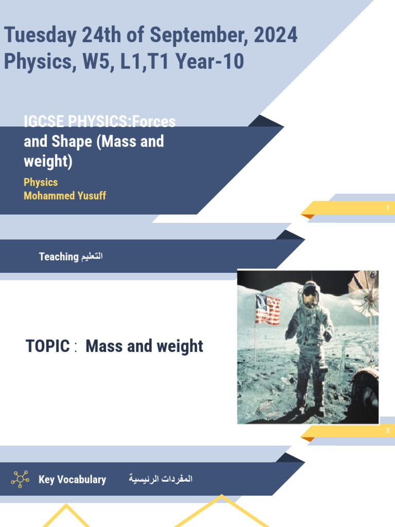 YR10-PHYSICS, W5,L1,T1,24-25 | PDF