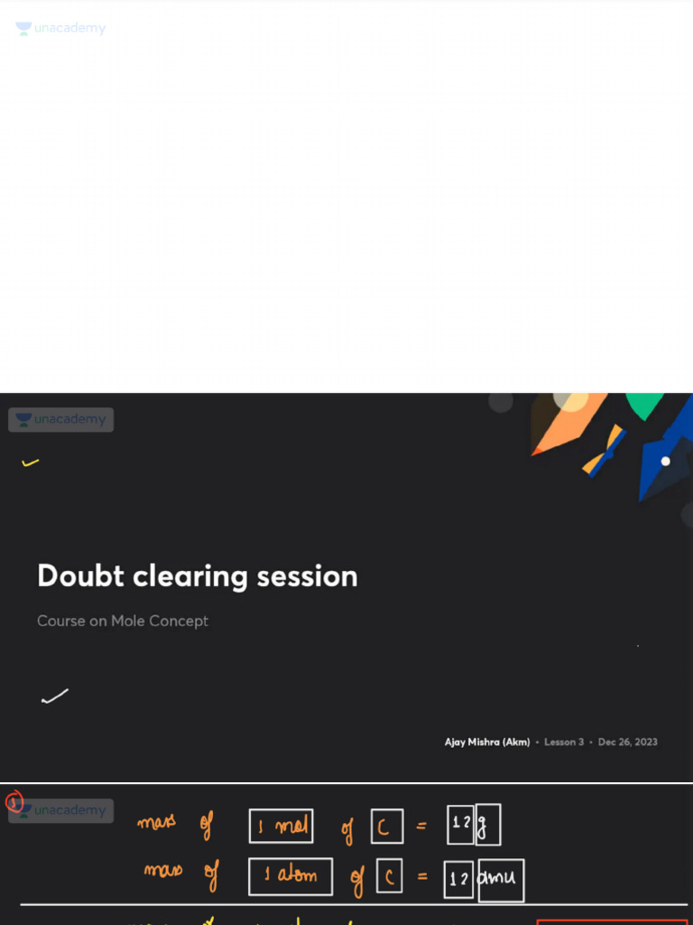 Doubt Clearing Session With Anno | PDF