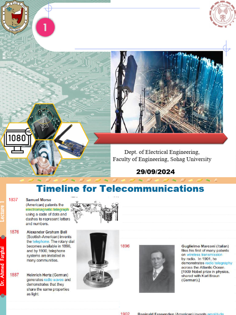 Lec 1 - Fall 2024 - EEE 415 - Introduction To RF and Wireless Technology | PDF