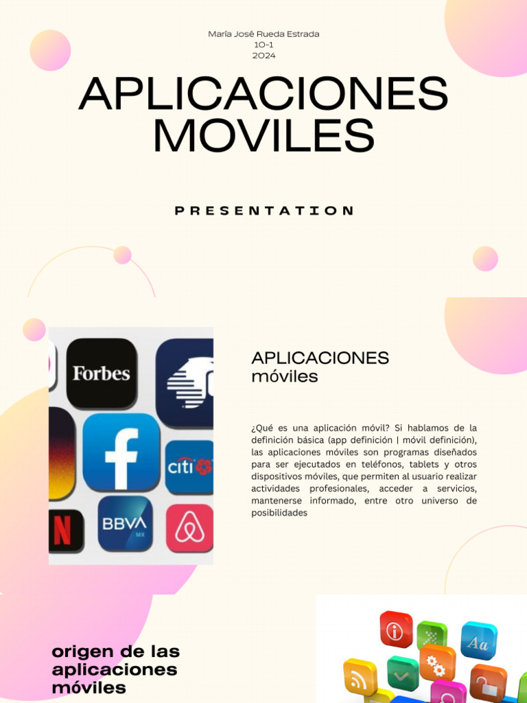 Aplicaciones móviles | PDF