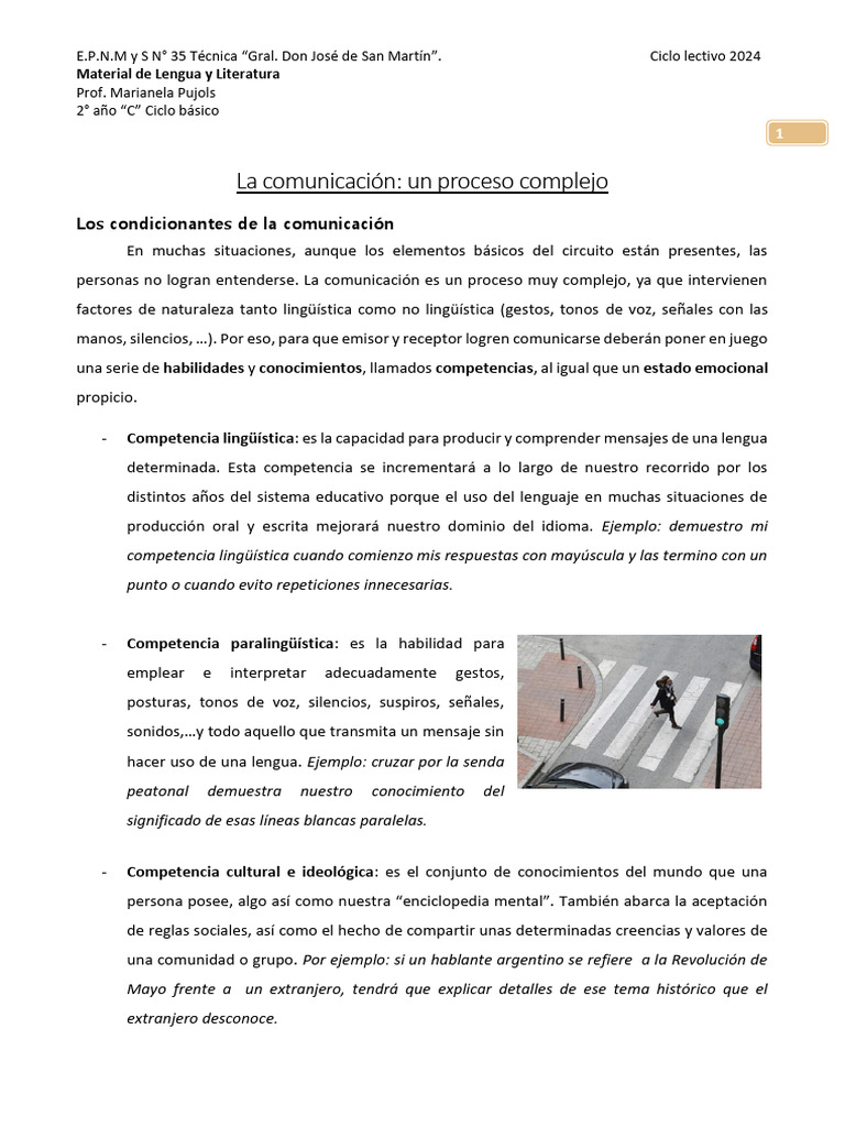 Comunicaci-N. Oralidad y Escritura. Funciones y Tramas | PDF