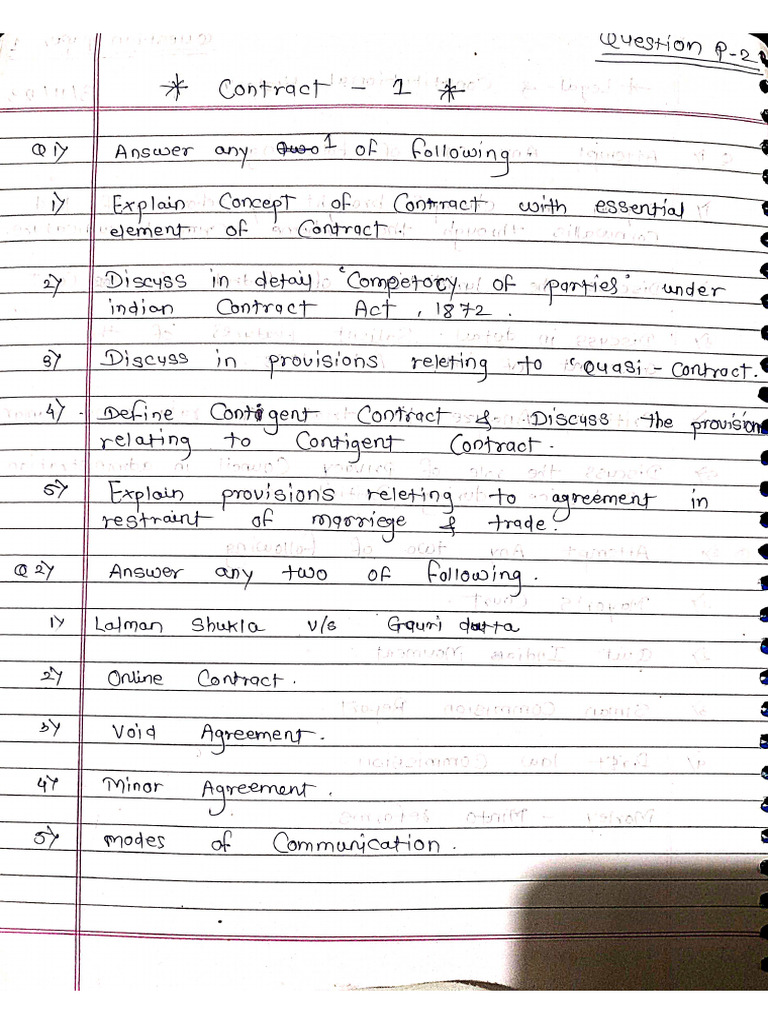Contract Paper | PDF