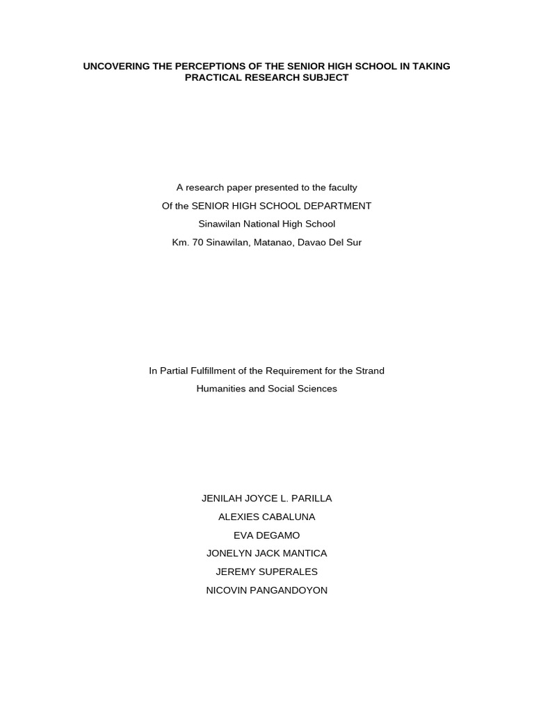 Practical Research 2 6 | PDF