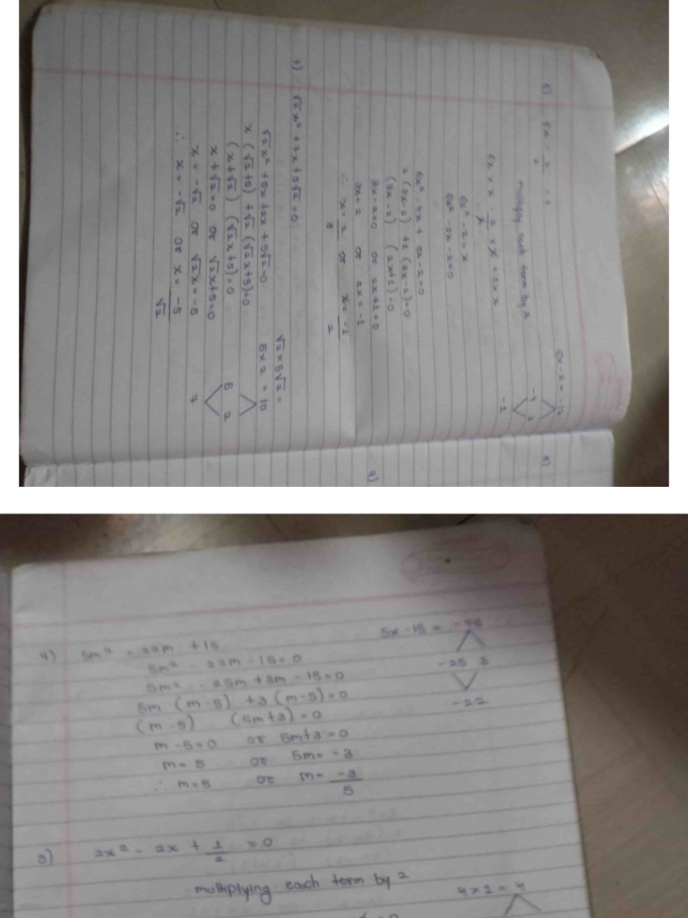 Maths Hand Written Notes by Kishan Kumar | PDF