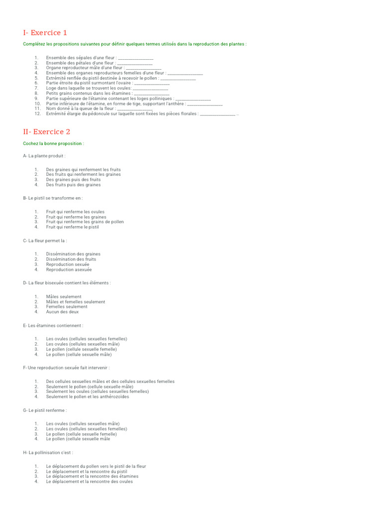 SVT TCS | PDF | Flowers | Pollination