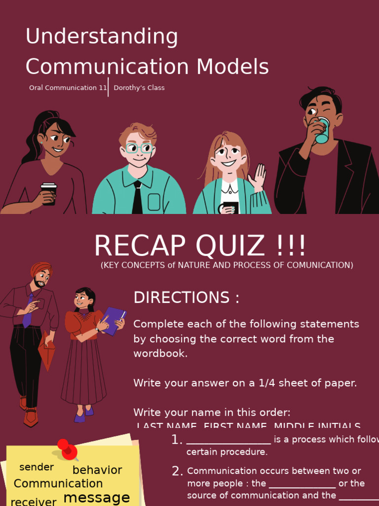 Lesson 2 Models of Communication | PDF