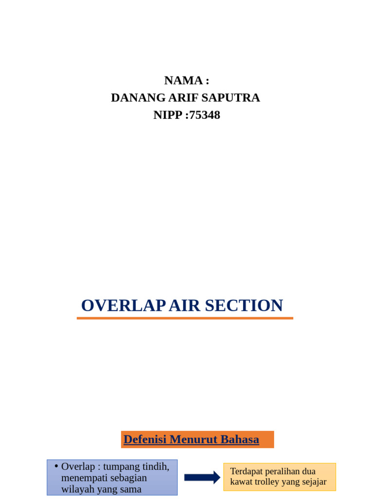 Overlap Air Section | PDF