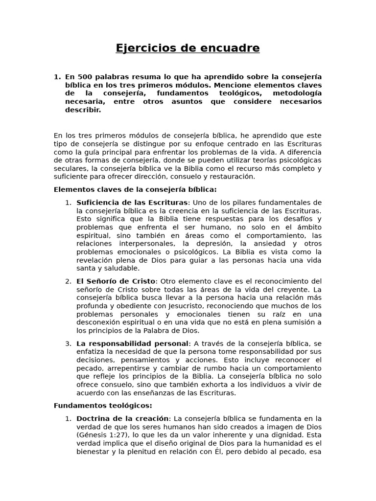 Ejercicios de Encuadre | PDF