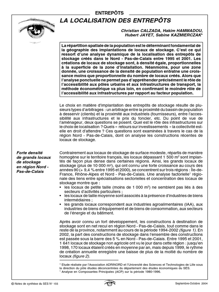 La_localisation_des_entrepots (1) | PDF