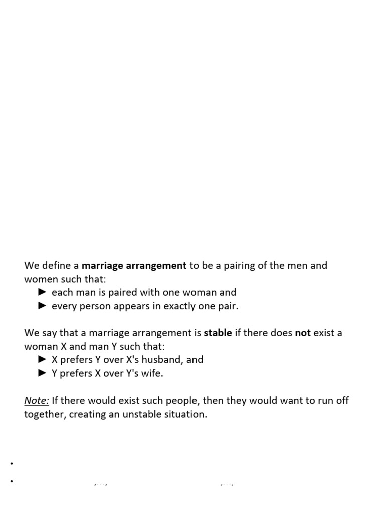 Stable Marriage Problem | PDF