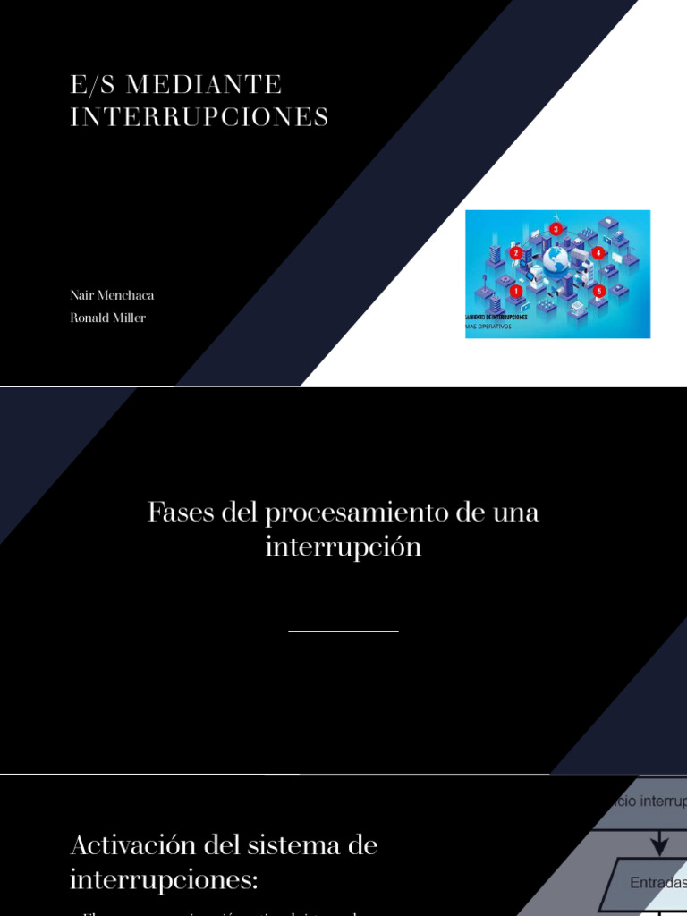 E/S Mediante Interrupciones: Nair Menchaca Ronald Miller | PDF