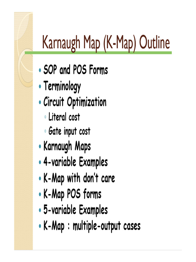 Kmap | PDF