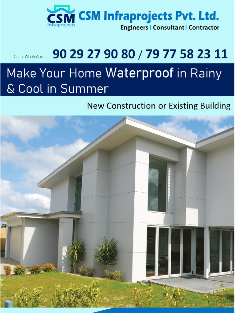 Waterproofing Services Leaflet | PDF