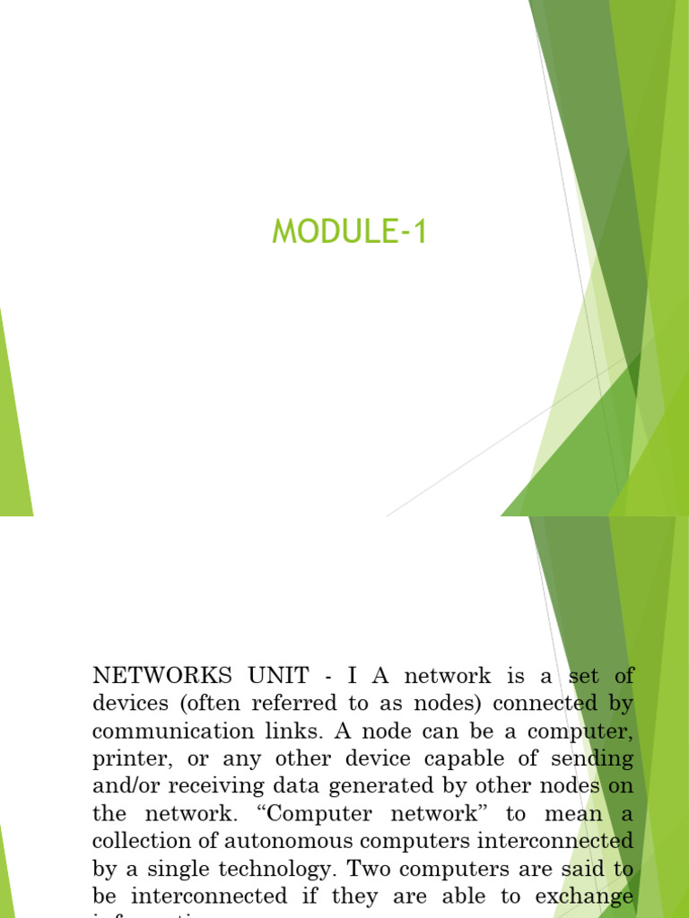 Module 1 | PDF