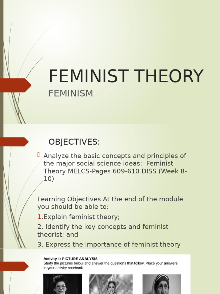 Feminist Theory | PDF