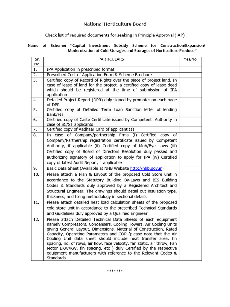 format-cold storage scheme | PDF