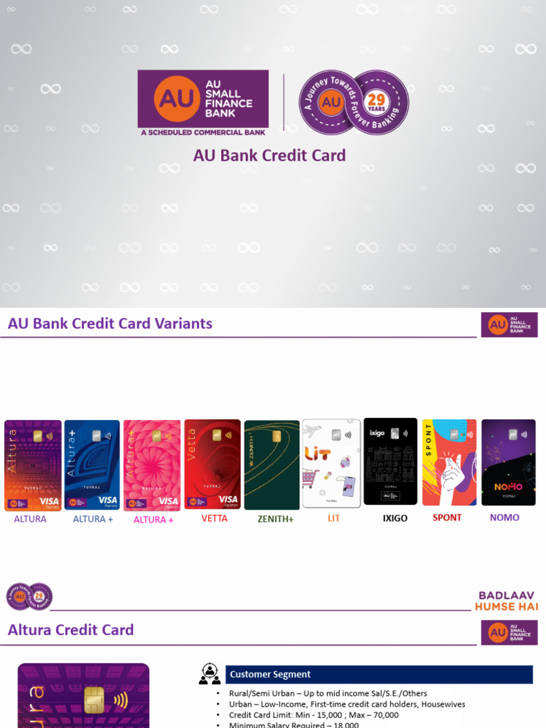 Au Bank Credit Card | PDF