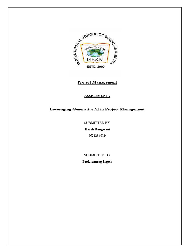 Harsh - Project Management - 2 | PDF