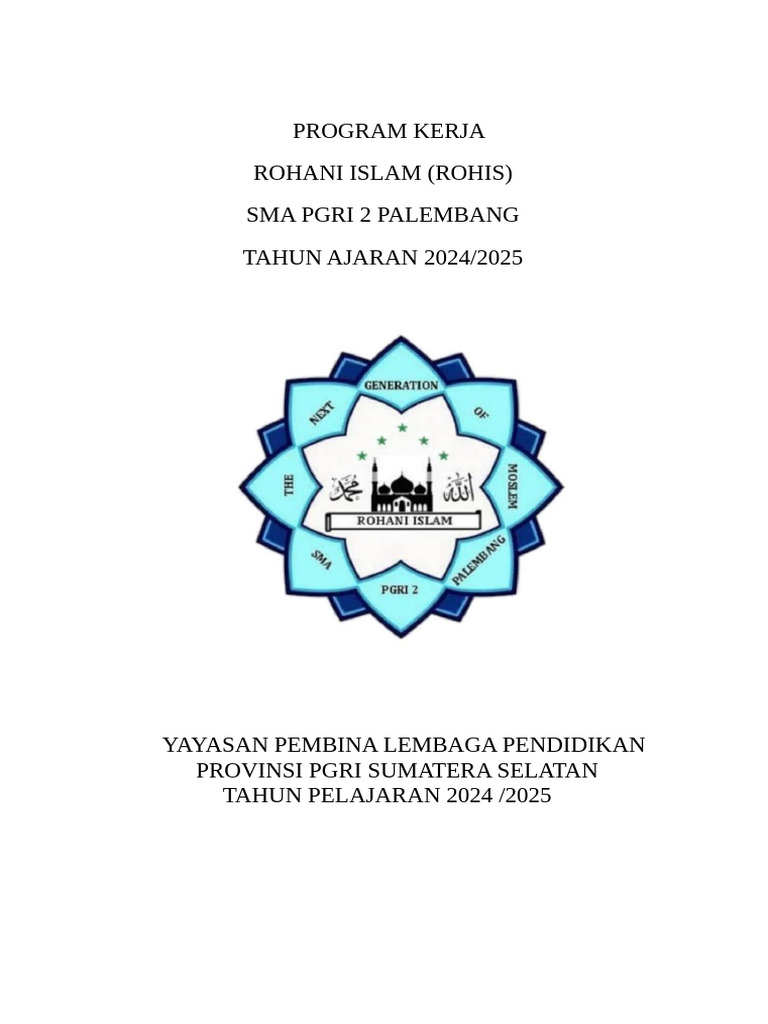 Proker Rohis 2024 | PDF