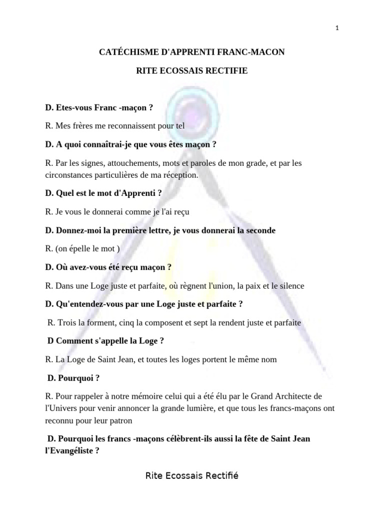 Catéchisme Rer | PDF