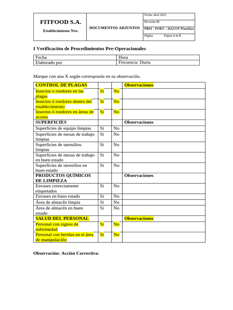 Planillas Omaso Salado | PDF