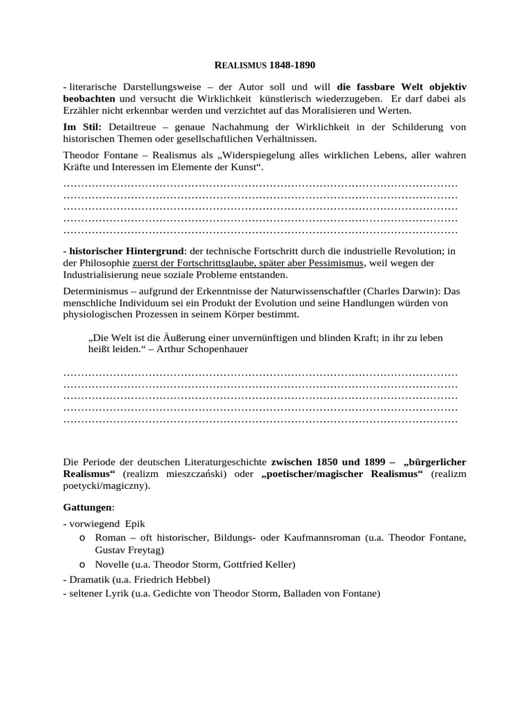 Realismus | PDF