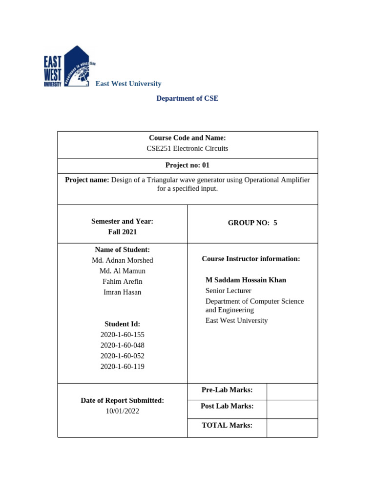 Project CSE 251 | PDF