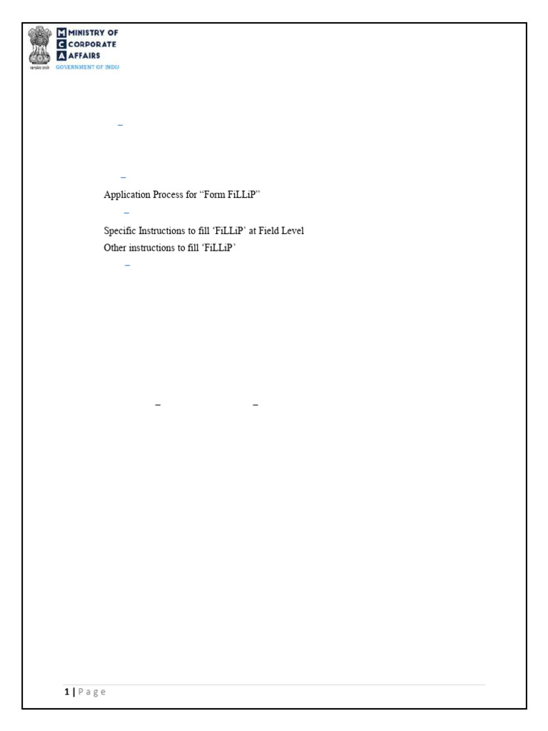 Instruction Kit - Form FiLLiP | PDF