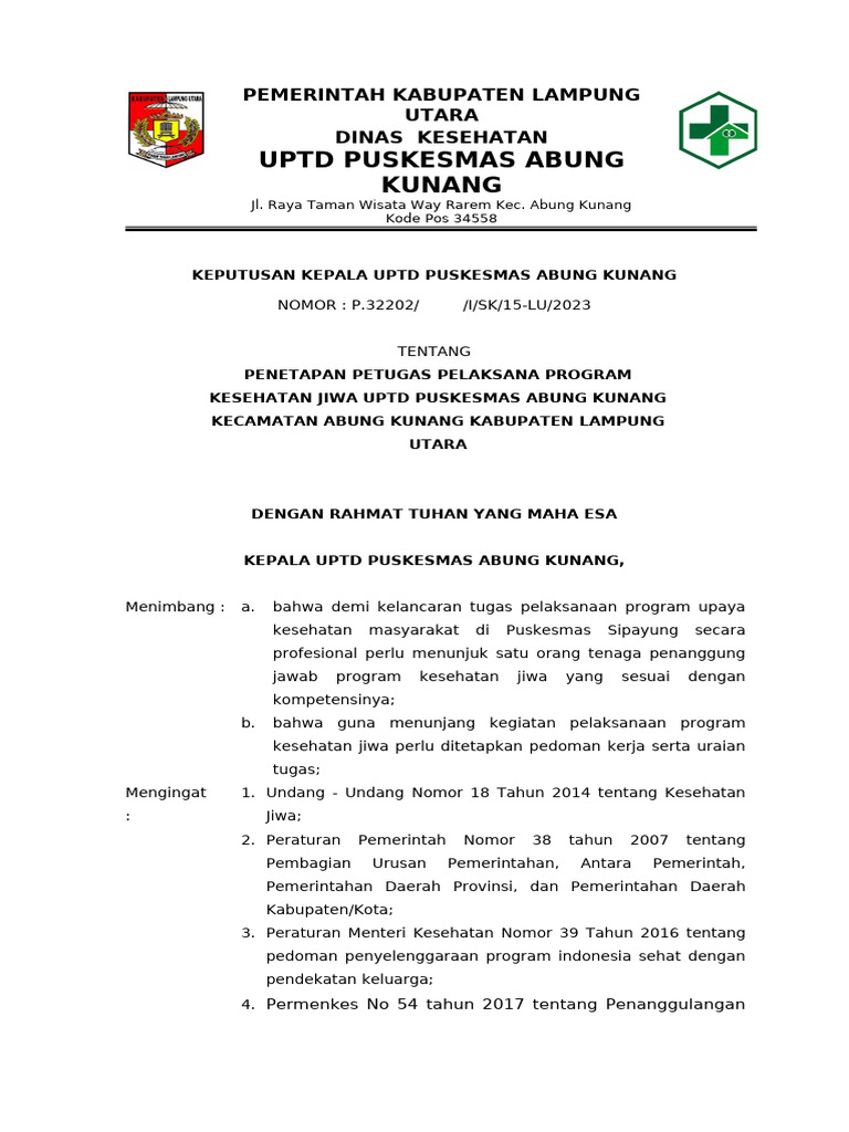 SK Program Jiwa | PDF