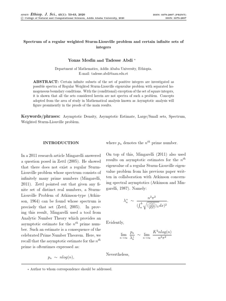 Math Spectra & Integer Sets Analysis | PDF | Mathematics | Mathematical Concepts