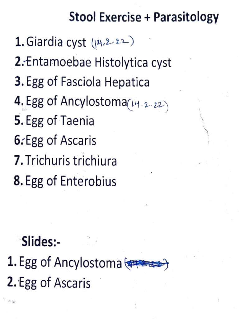 Micro Parasitology | PDF