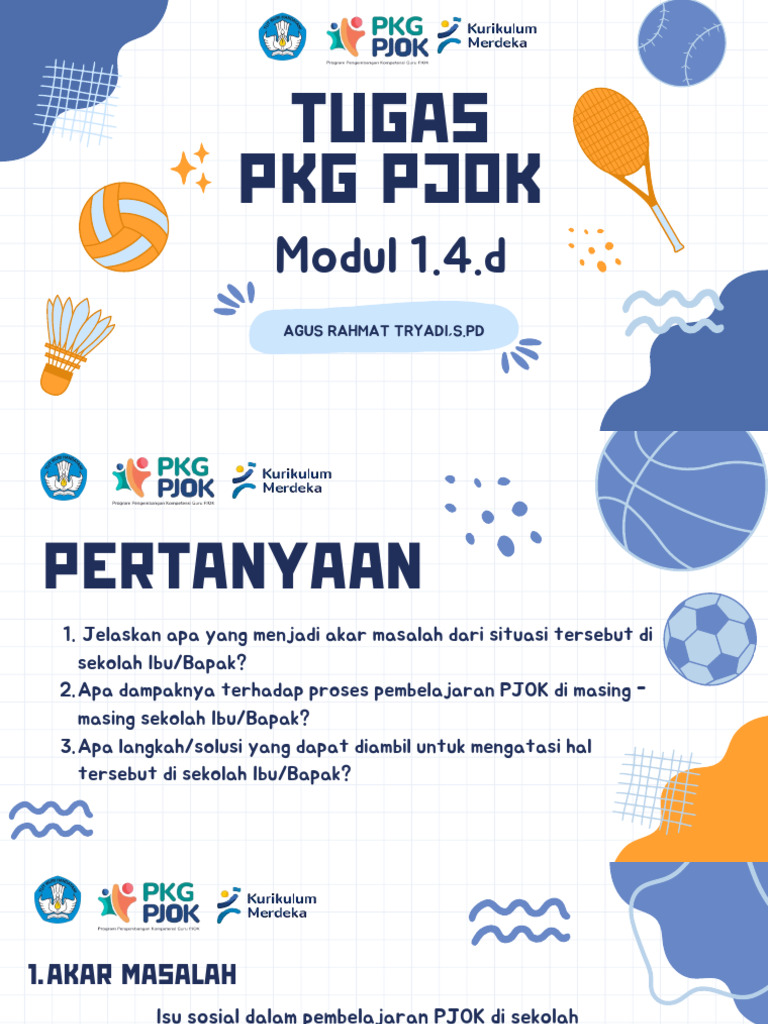 Tugas PKG Pjok-1 | PDF