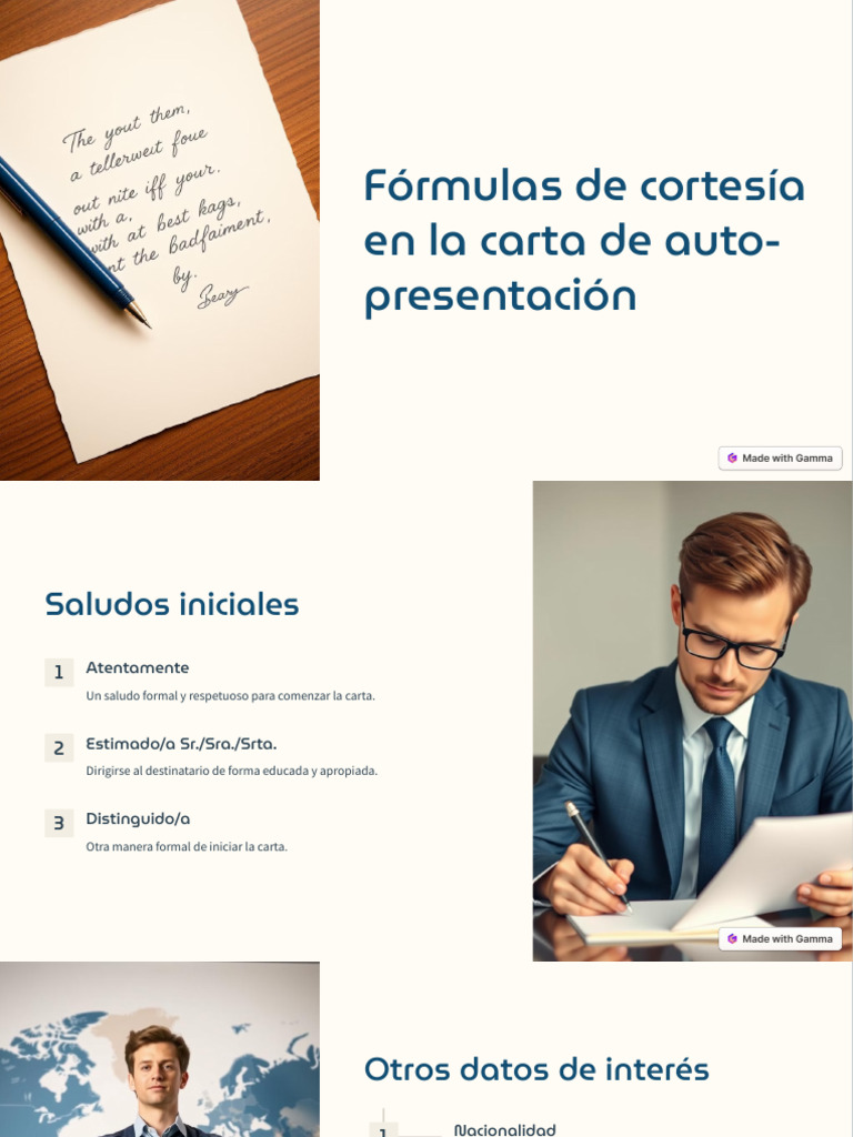 Formulas de Cortesia en La Carta de Auto Presentacion (1) | PDF