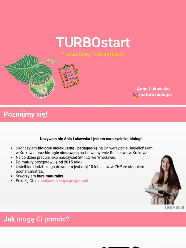 Turbostart Biologia DLA UCZNIA | PDF