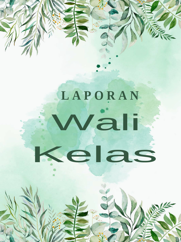 Laporan Wali Kelas 9a | PDF