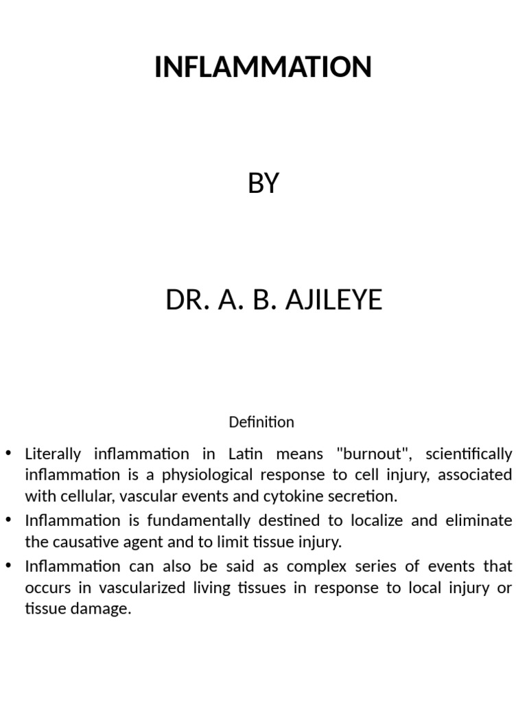 02 Inflammation | PDF