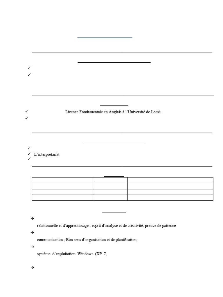 CV ATTISSO ABLAVI M. | PDF