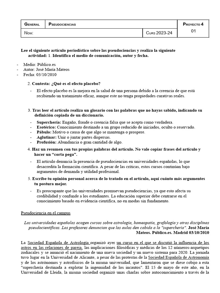 Actv_01_P4_Pseudociencias (1) | PDF
